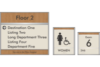 Interior Signage - INNERFACE - Interior Wayfinding Signage Products