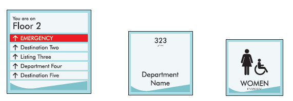 Interior Signage - INNERFACE - Interior Wayfinding Signage Products