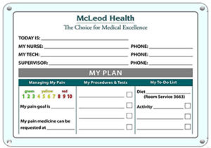 Patient Marker Boards - INNERFACE - Healthcare Signage