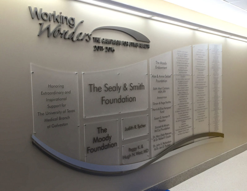 Donor Recognition Signage - INNERFACE - Signage Products